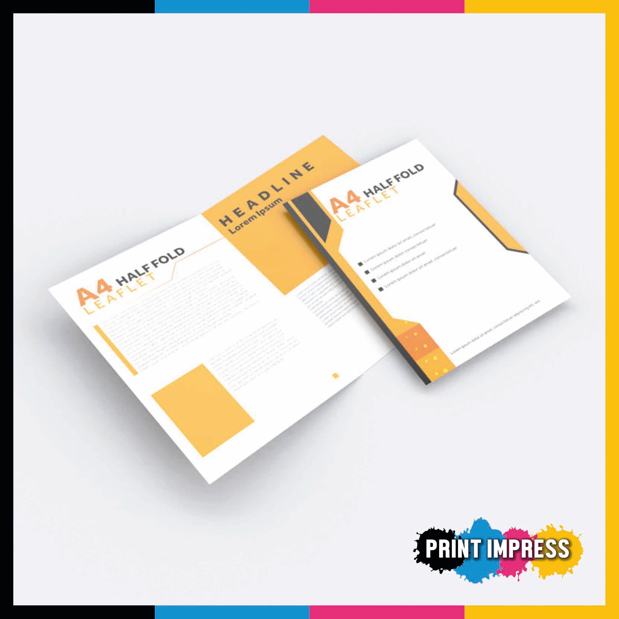 A4 Folded Leaflets | Business Printing | Business Stationary
