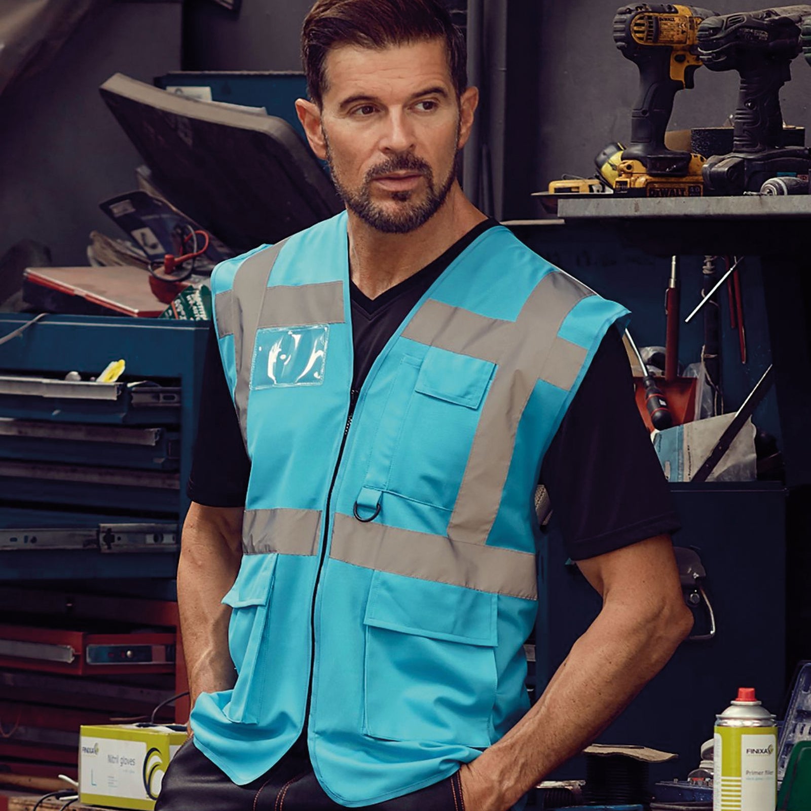 10 Multifunctional Hi-Vis Vests | Workwear Bundles | Logo Embroidery