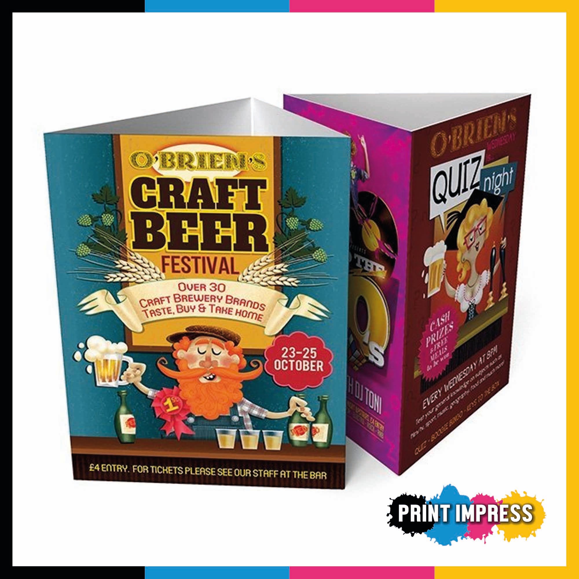 A6 Table Talker | Promotional Table and Countertop Display