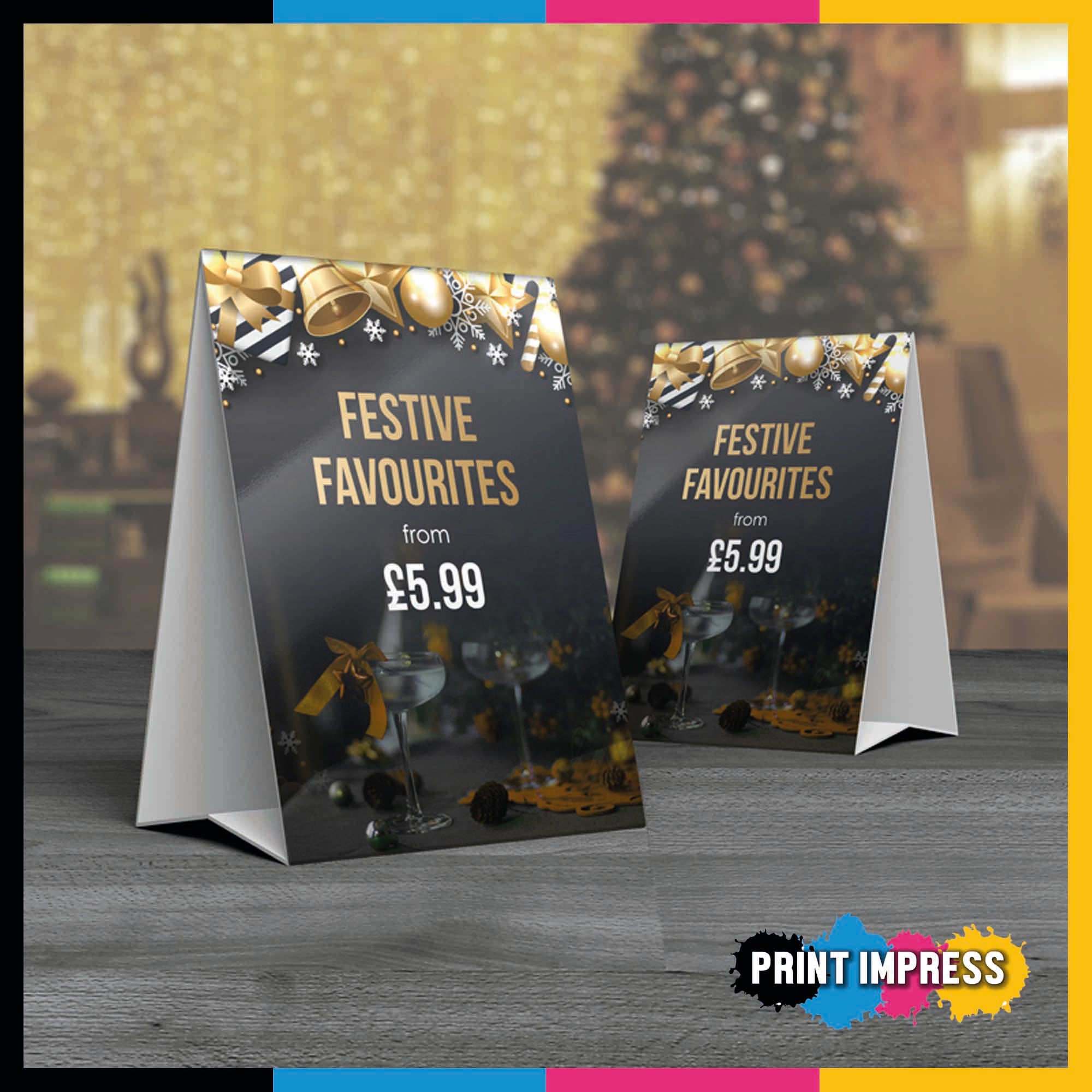 A5 Tent Card | Promotional Table and Countertop Display